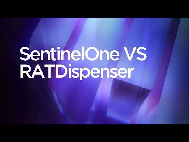 SentinelOne Vs. RATDispenser – Mitigation and Rollback | SentinelOne FR