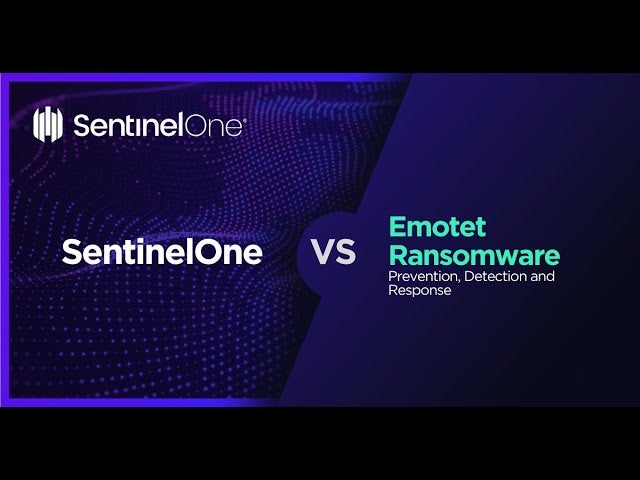 SentinelOne Vs. Emotet – Mitigation and Rollback | SentinelOne FR