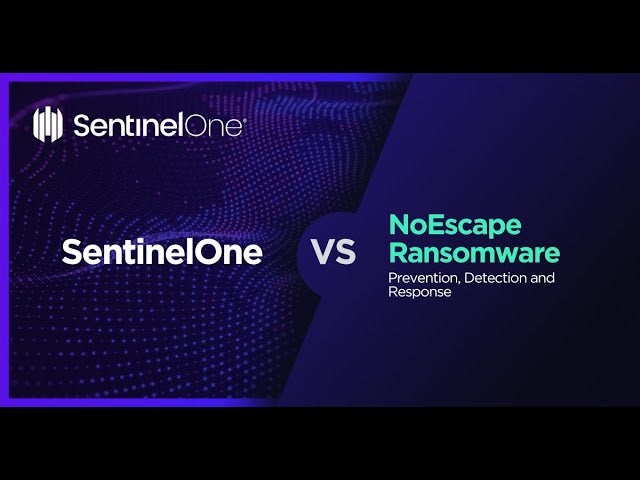 SentinelOne Demo: SentinelOne VS NoEscape Ransomware - Detection and ...